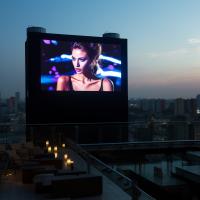 China P4 Outdoor LED Digital Billboard with 3840Hz Refresh Rate and 14-bit Gray Scale - Custom Sizes Available for sale