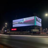 China IP65 Outdoor LED Advertising Billboard P4.81/P5 Display with 7000cd/㎡ Brightness and 100,000 Hour Lifespan for sale