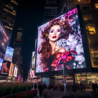 China P3 P3.91 Outdoor LED Advertising Billboard with 140° Viewing Angle, 7000cd/m² Brightness, and IP65 Weatherproof Rating for sale