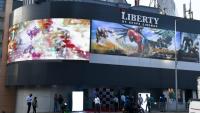 China Custom Size Curved LED Display with 4000:1 Contrast Ratio and 800W/m² Power Consumption for Extreme Environments for sale