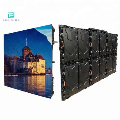 China P3.91P4.81 Outdoor LED Display Screen with High Refresh Rate 1920Hz-3840Hz Waterproof IP65 and Die Cast Aluminum Cabinet for sale
