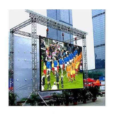 China P3.91 P4.81 Outdoor IP65 Waterproof LED Video Wall with 1920Hz-3840Hz Refresh Rate and Die Cast Aluminum Cabinet for sale