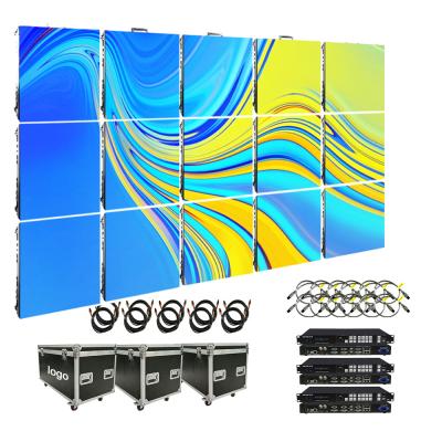 China Outdoor LED Display Screen with 3840Hz Refresh Rate IP65 Waterproof and 100,000 Hours Life Span LED Video Wall for sale