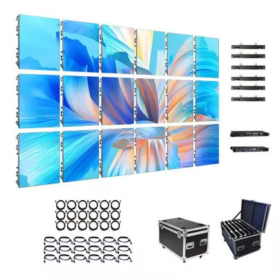 China High Brightness 4500-5000 cd/m² IP65 Waterproof LED Video Wall with 3840-7680Hz Refresh Rate for Outdoor Rental Display for sale