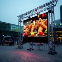 China Outdoor LED Display Screen IP65 Waterproof with 4500-5500cd Brightness and 100000 Hours Life Span for Commercial Use for sale