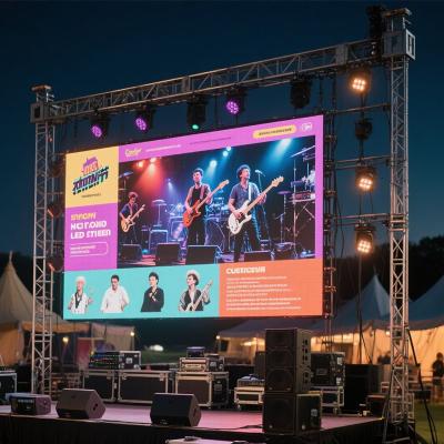China Outdoor Rental P3.91 IP65 Waterproof 3840HZ Refresh Rate Portable LED Video Wall Panel for Advertising for sale