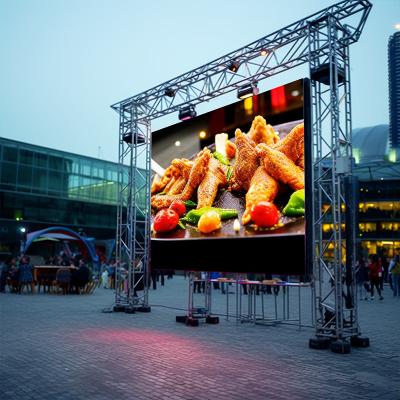 China IP65 Waterproof Outdoor LED Display Screen with 960x960mm Cabinet Size and 4500-5500cd Brightness for Rental Use for sale