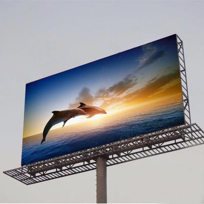 China Outdoor LED Display Screen with IP65 Waterproof 3840-7680Hz Refresh Rate and 4500-5500cd/㎡ Brightness for Digital Billboard for sale
