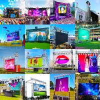 China IP65 Waterproof Outdoor LED Display Screen with 3840-7680Hz Refresh Rate and Die-casting Aluminum Cabinet for Rental LED Video Wall for sale