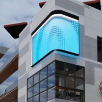 China Waterproof IP65 Outdoor LED Display Screen with 4500-5500cd Brightness and 3840-7680Hz Refresh Rate for sale