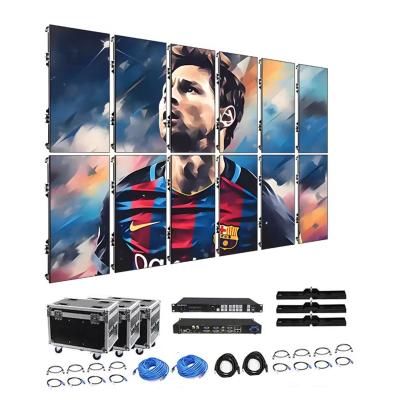 China High Performance P2.6mm Pixel Pitch IP65 Waterproof LED Video Wall with 3840-7680Hz Refresh Rate for Outdoor Rental Display for sale