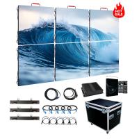 China Portable Outdoor LED Display Screen with P4.81MM Pixel Pitch IP65 Waterproof and 500x500mm Cabinet Size for Rental Stage Backdrops for sale