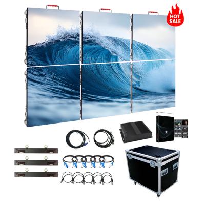 China Portable Outdoor LED Display Screen with P4.81MM Pixel Pitch IP65 Waterproof and 500x500mm Cabinet Size for Rental Stage Backdrops for sale