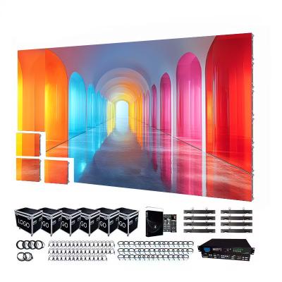 China Outdoor LED Video Wall with IP65 Waterproof 4500-5500cd Brightness and 100000 Hours Life Span for Advertising for sale