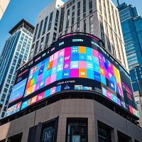 China Outdoor LED Display Screen with IP65 Waterproof 4500-5500cd Brightness and 3840-7680Hz Refresh Rate for Digital Billboard for sale