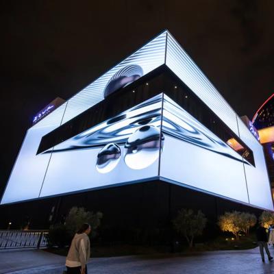 China Outdoor LED Display Screen with IP65 Waterproof 4500-5500cd/㎡ Brightness and 3840-7680Hz Refresh Rate for Digital Billboard for sale