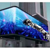 China Outdoor IP65 Waterproof LED Video Wall with 4500-5500 cd/㎡ Brightness and 100,000 Hours Life Span for sale