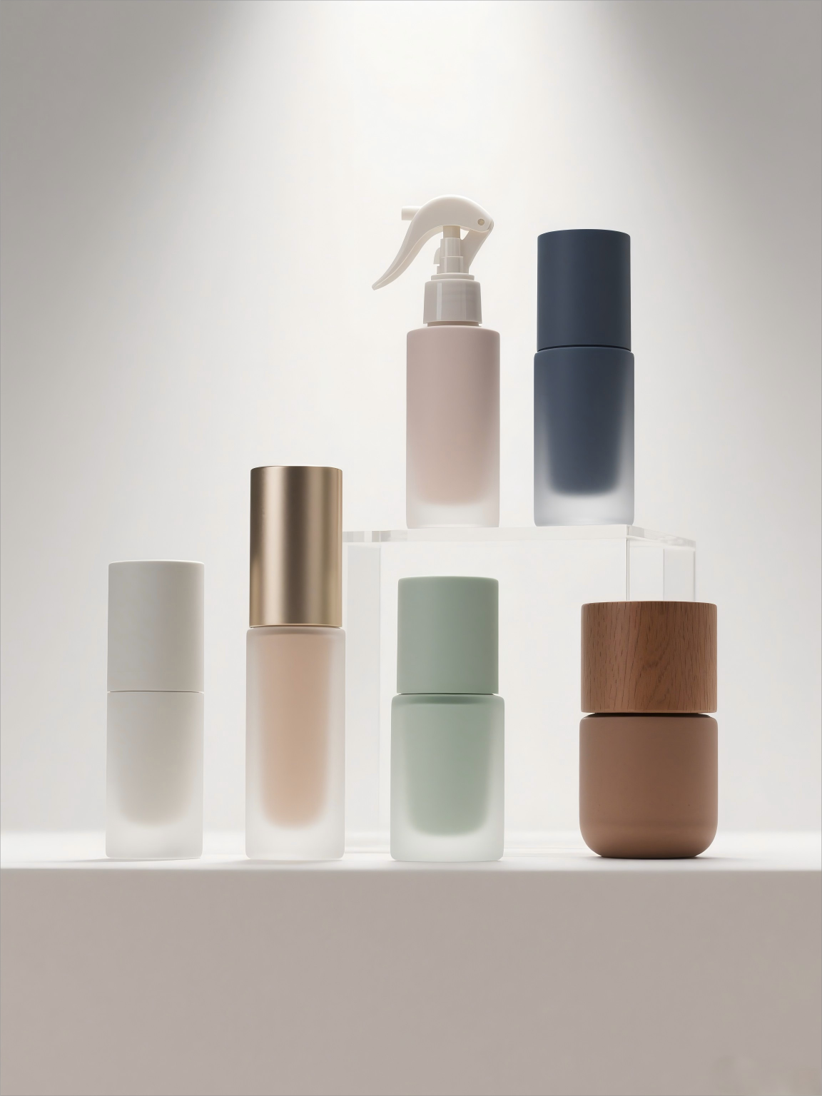 Cosmetic packaging bottles