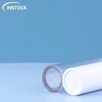 China Luxury Frosted Cosmetic Bottles 50ml Clear White Plastic Spray Bottle For Hair Care for sale