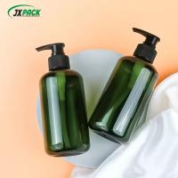 China 250ml 500ml Plastic Shampoo Bottles Luxury Cylinder Empty Lotion Shampoo Bottle Recycle for sale