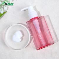 China PET Transparent Shampoo Bottles / Travel Shampoo Bottles 100ml For Facial Cleanser for sale