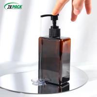 China PET Transparent Shampoo Bottles / Travel Shampoo Bottles 100ml For Facial Cleanser for sale
