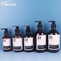 China Clear Plastic Shampoo Bottles 300ml 500ml Empty Shower Gel Bottles for sale