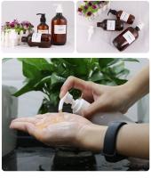 China 300ml 500ml Recycle Shampoo Bottles , PET Empty Shampoo Pump Bottles for sale