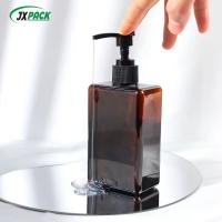 China 100ml 150ml 280ml Transparent PET Hand Wash Bottle Screw Cap Customized For Skin Care for sale
