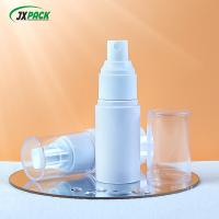 China Collar Material Plastic Spray Bottles Round Shape For Luxury Cosmetic Packaging for sale