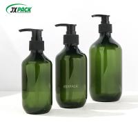 China Eco-friendly Recyclable 250ml Transparent PET Plastic Shampoo Bottle with Pump Sprayer for Shower Gel for sale
