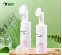China Face Wash Pump Bottle 100ml-250ml PET Round Hand Soap PUMP Bottle for sale