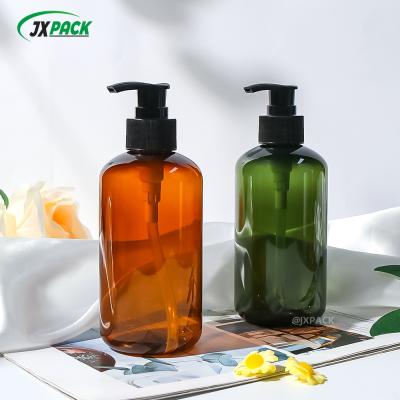 China Eco-friendly Recyclable PET Shampoo Bottle with Screen Printing in 250ml/300ml/500ml Sizes for sale