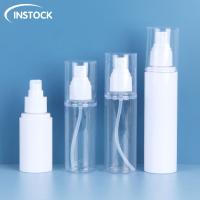 China 80ml 100ml 120ml 150ml PET Bottles Cosmetic Packaging With Spray Lotion Pump for sale