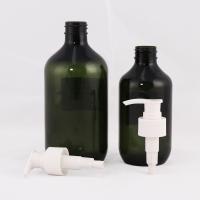 China White Brown Plastic Shampoo Bottles 500ml For Hair Conditioner And Body Wash Packaging for sale