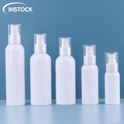 China 60ml 100ml 120ml 150ml 200ml PET Plastic Spray Perfume Bottle With Lotion Pump for sale