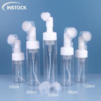 China 100ml 120ml 150ml 200ml 250ml PET Mousse Pump Bottle With Heart Shape Pump for sale