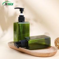 China Empty Cosmetics Container 280ml Shampoo PET Bottles For Shower Gel Press Lotion for sale