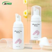 China 40ml 60ml Empty Mousse Bottle with PET Plastic and PP Pump for Luxury Foaming Mousse Customizable Logo for sale