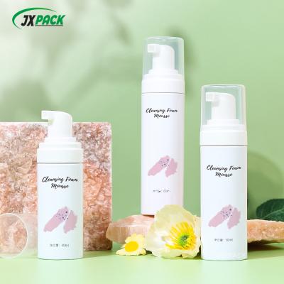 China PET 100ml White Recyclable Mousse Foam Bottle For Portable Personal Care for sale