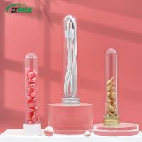 China 50ml Transparent Eco-friendly Recyclable PET Preform Cosmetic Packaging Tube for Mask Powder for sale