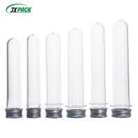 China 40ml Recyclable Plastic Preform Test Tube with Aluminum Cap for Food Storage for sale