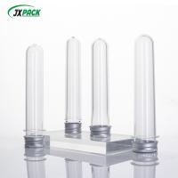 China 40ml Recyclable Plastic Preform Test Tube with Aluminum Cap for Food Storage for sale