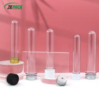 China 40ml Recyclable Plastic Preform Test Tube with Aluminum Cap for Food Storage for sale