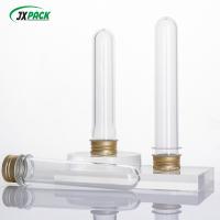 China 50ml Transparent Plastic Tube Bottle with Aluminum Cap Closure for Food and Cosmetic Packaging for sale