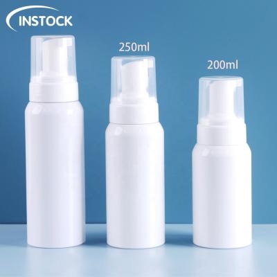 China Round PET Foam Pump Bottle 200ml 250ml 300ml For Cosmetics Packaging for sale