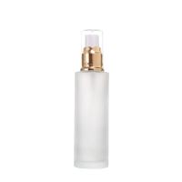 China Transparent 120ml Spray Glass Bottle Cosmetic Packaging Leak Proof for sale