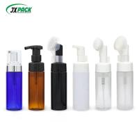 China 4oz Soap Dispenser 250ml Transparent Foam Pump Empty Bathroom Hand Wash Facial Cleanser Packaging Foam Bottle White for sale
