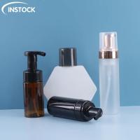 China Custom 100/120/150/200/250ml Pet Foaming Soap Pump Bottle Plastic Cosmetic Foam Pump Facial Cleanser for sale