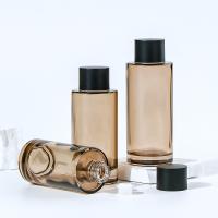 China Leak-proof Frosted Glass Toner Bottle with Frosted Matte Finish for Customizable Skincare Packaging for sale